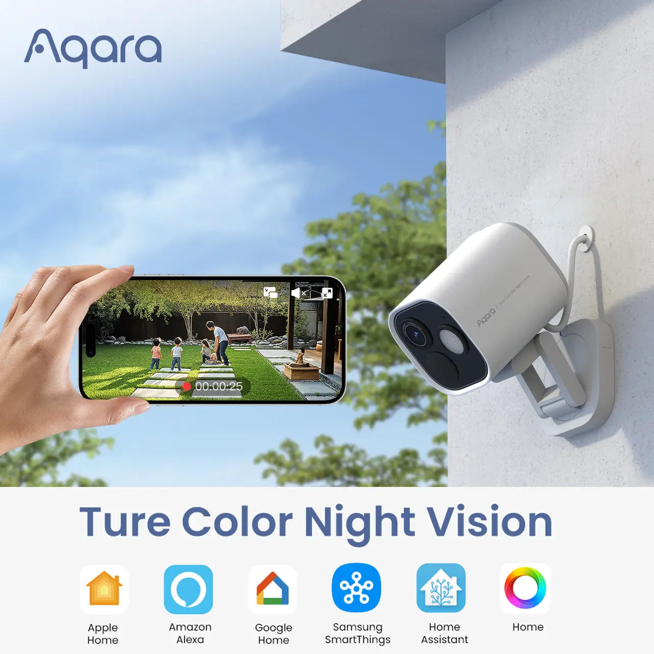 Aqara Pro Surveillance Kit: G410 Video Doorbell & 2x G5 Pro Pan-Tilt AI ...
